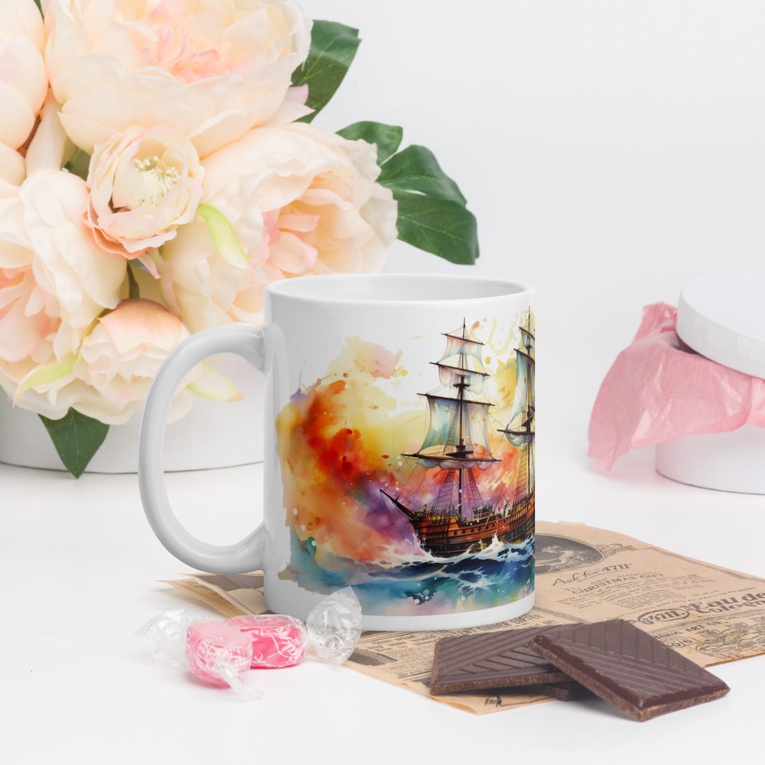 Sailing Ship and Colors Sea V1 - Etsy