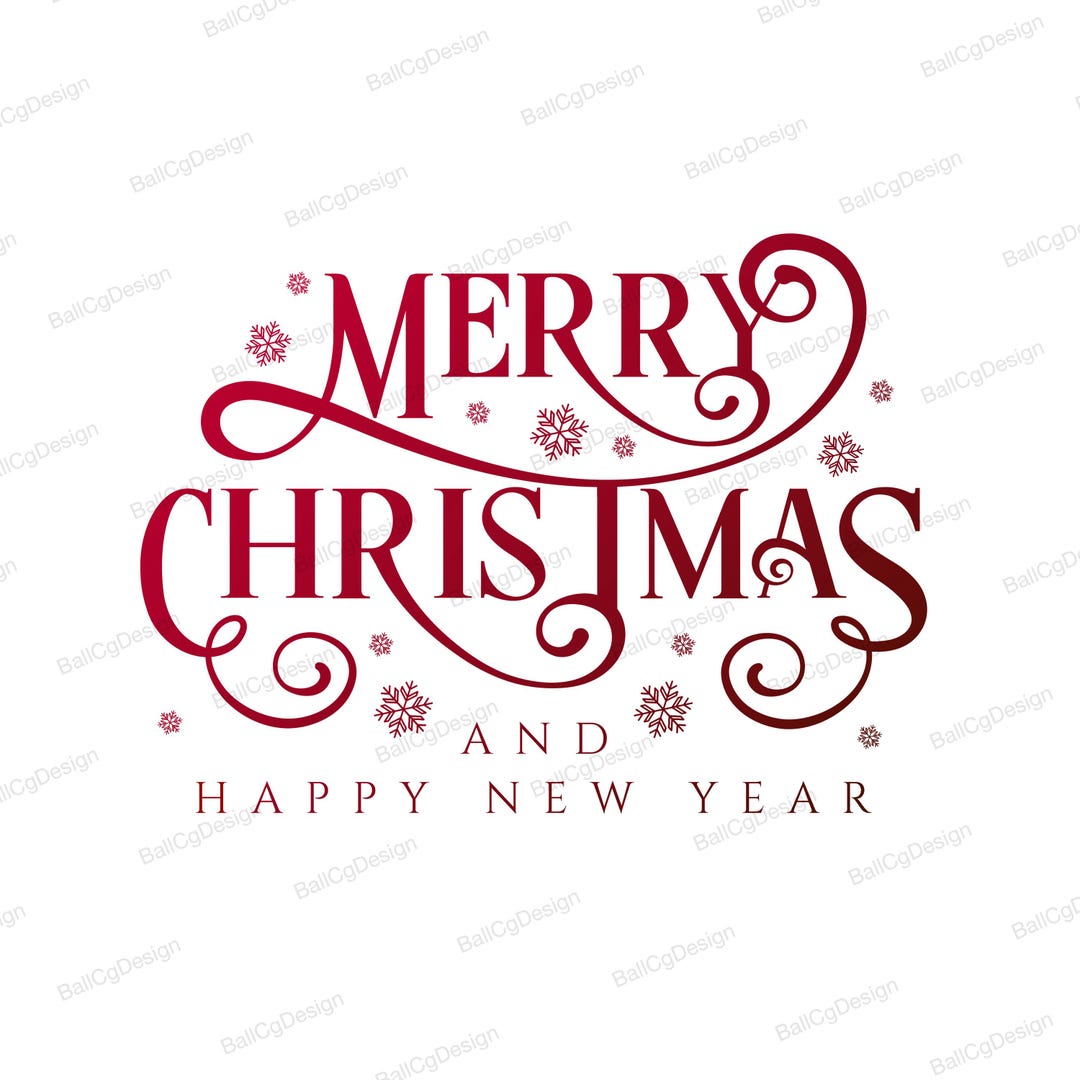 Merry Christmas Lettering Design, Eps, Svg, Pdf, Jpg, and Png Files ...