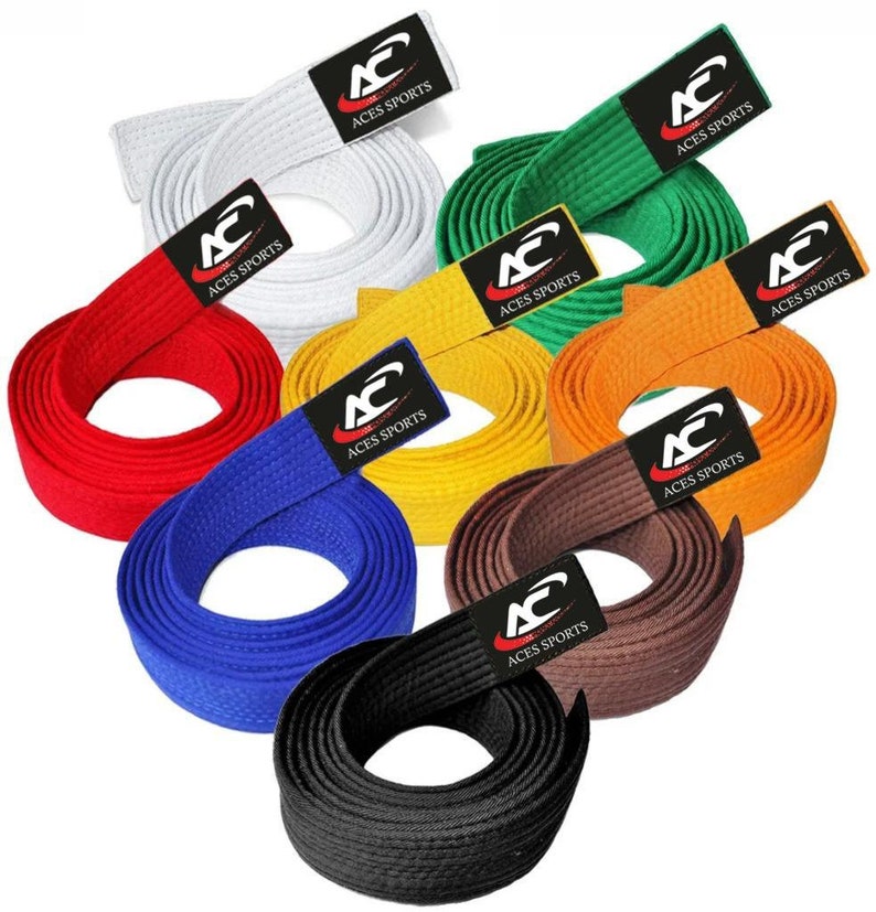 Martial Art Belts Karate Teakwondo Judo Kickboxing Belt - Etsy