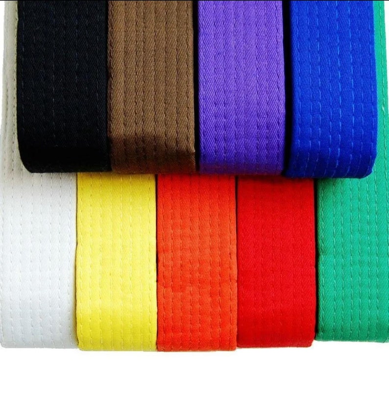 Martial Art Belts Karate Teakwondo Judo Kickboxing Belt - Etsy