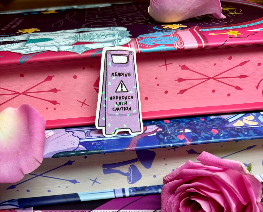 Mini Reading Approach With Caution Floor Sign Style Holographic ...