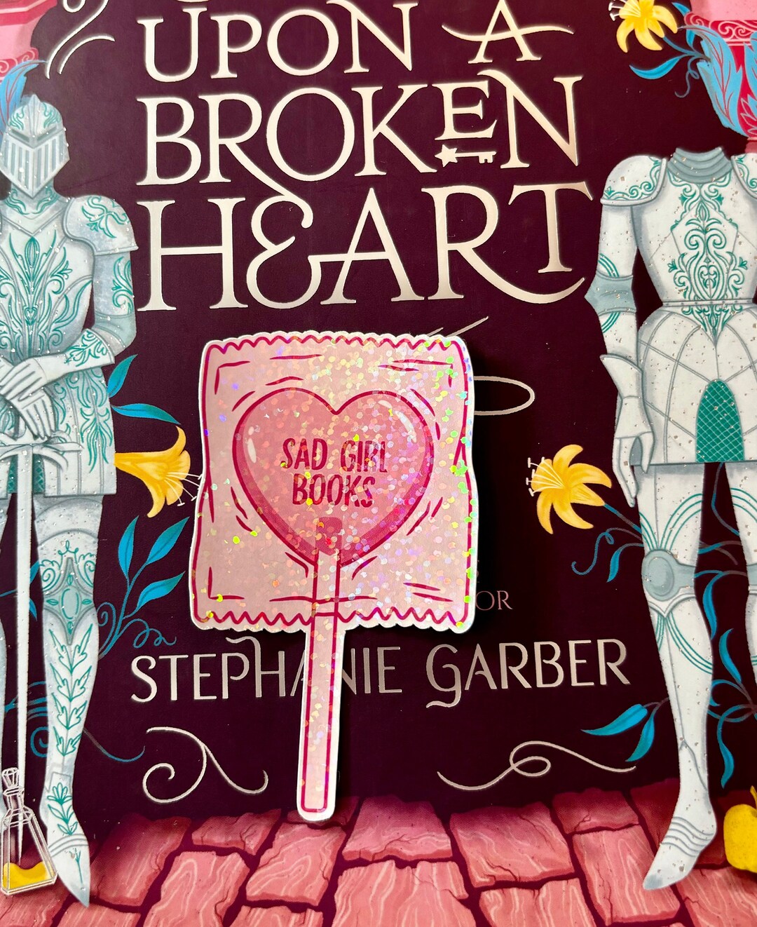 Sad Girl Books Lolly Holographic Laminate Bookish Sticker, Holo, Die ...