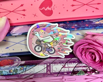 Goose Library Card Sticker Holographic Waterproof Tear, Scratch ...