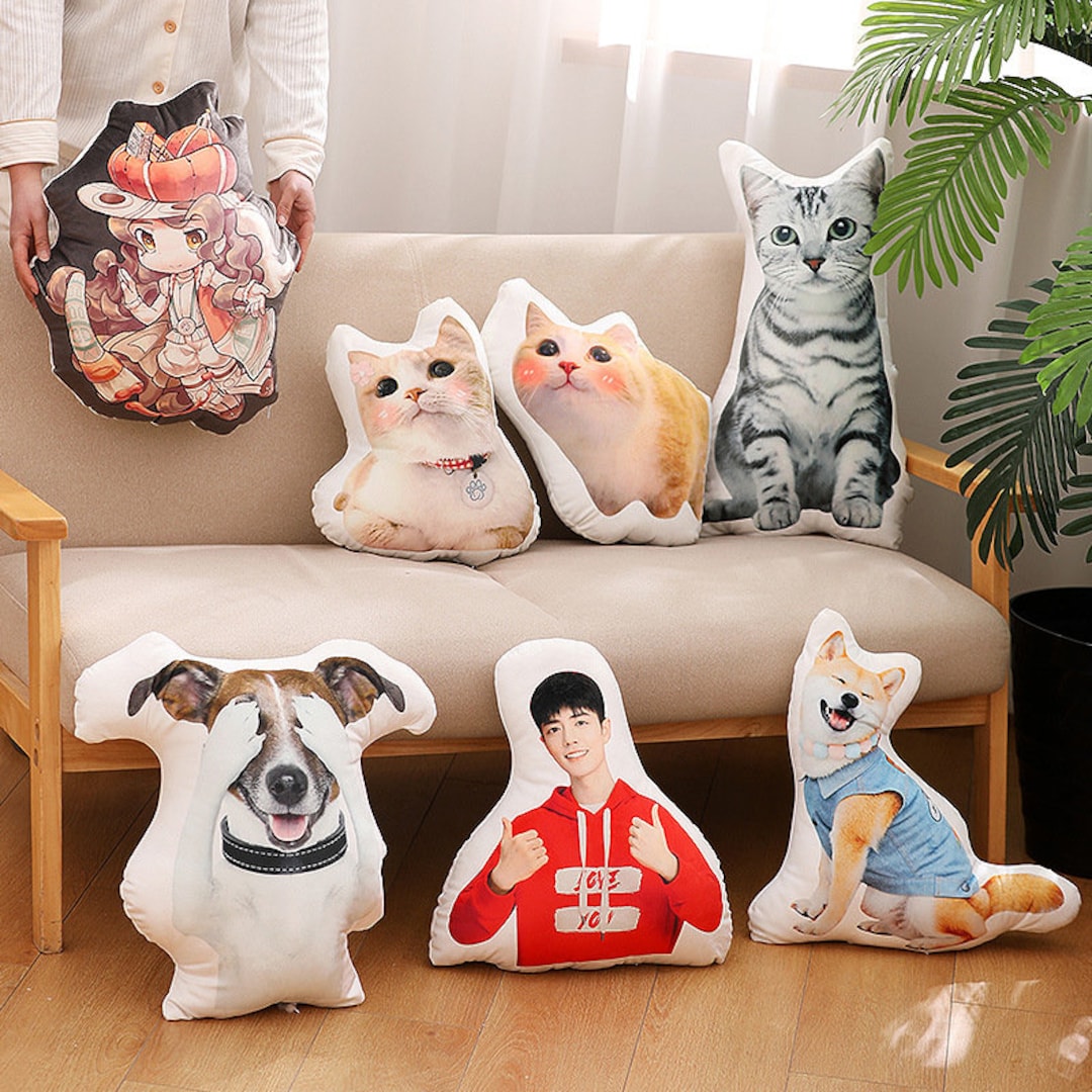 Customized Shaped Pillows, Printed Cartoon Animal Images, Customized ...