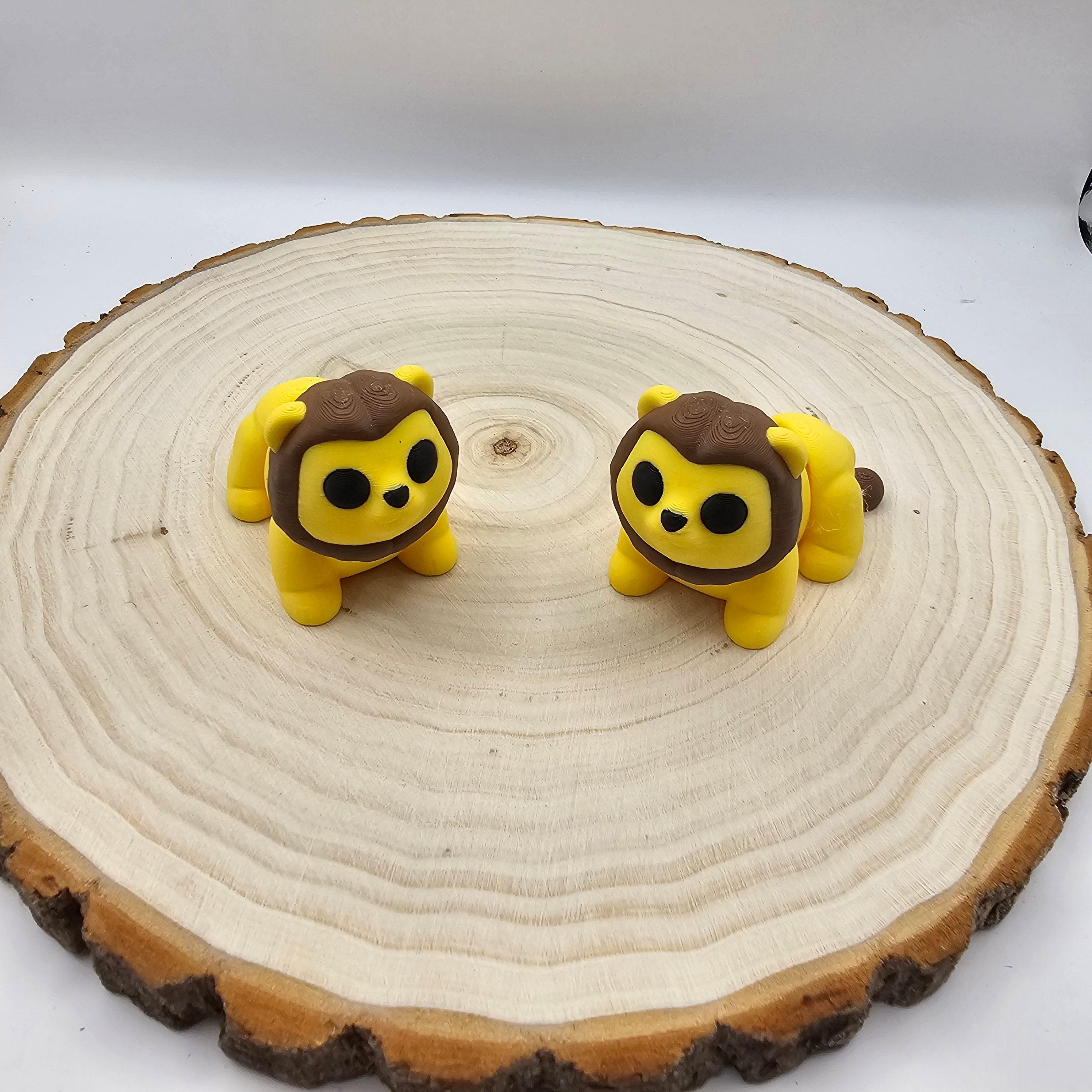 3d Printed Articulated Lion Fidget - Etsy