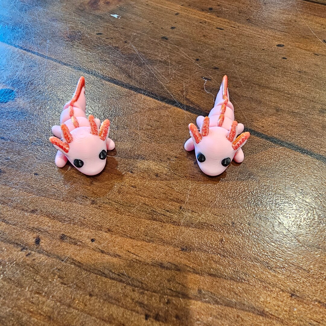 3d Printed Axolotl - Etsy UK