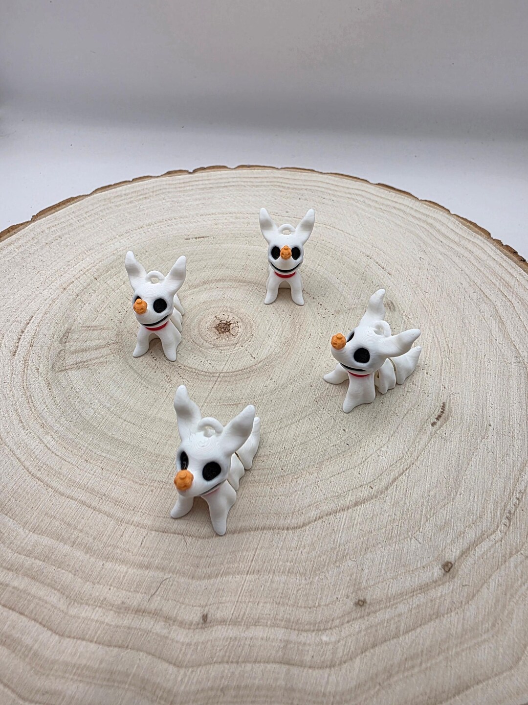 3d Printed Articulated Zero the Ghost Dog Fidget - Etsy