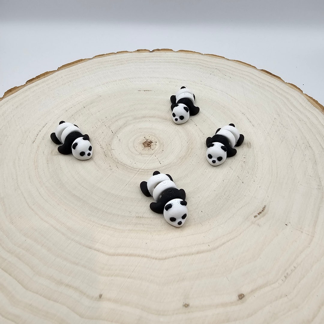 3d Printed Panda Keychain - Etsy