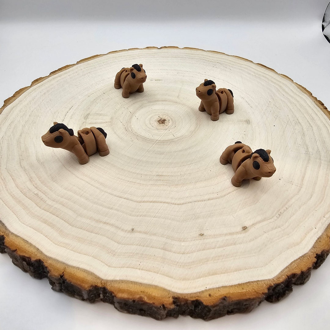 3d Printed Articulated Horse Fidget - Etsy