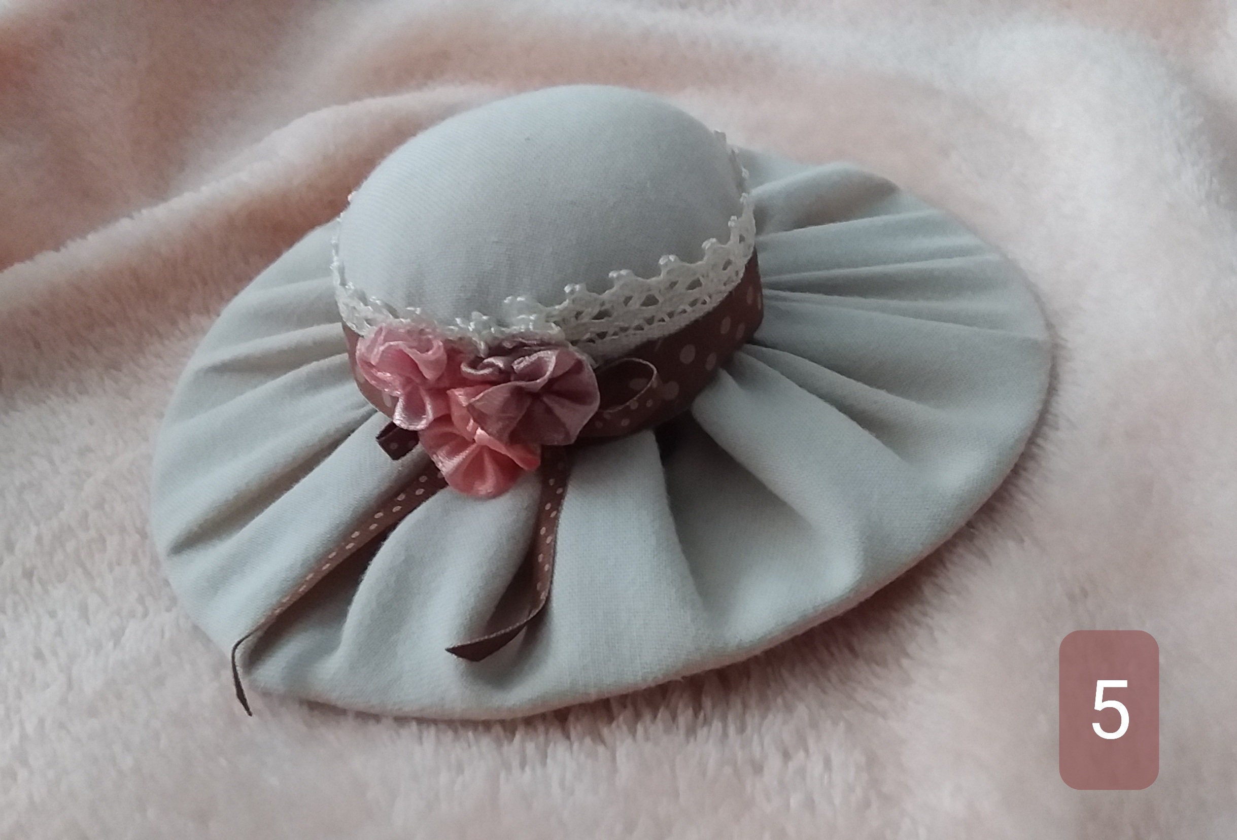 Elegant Pincushions Sun Hat 'flowers'/ 7 Variations/ Cotton Pin ...