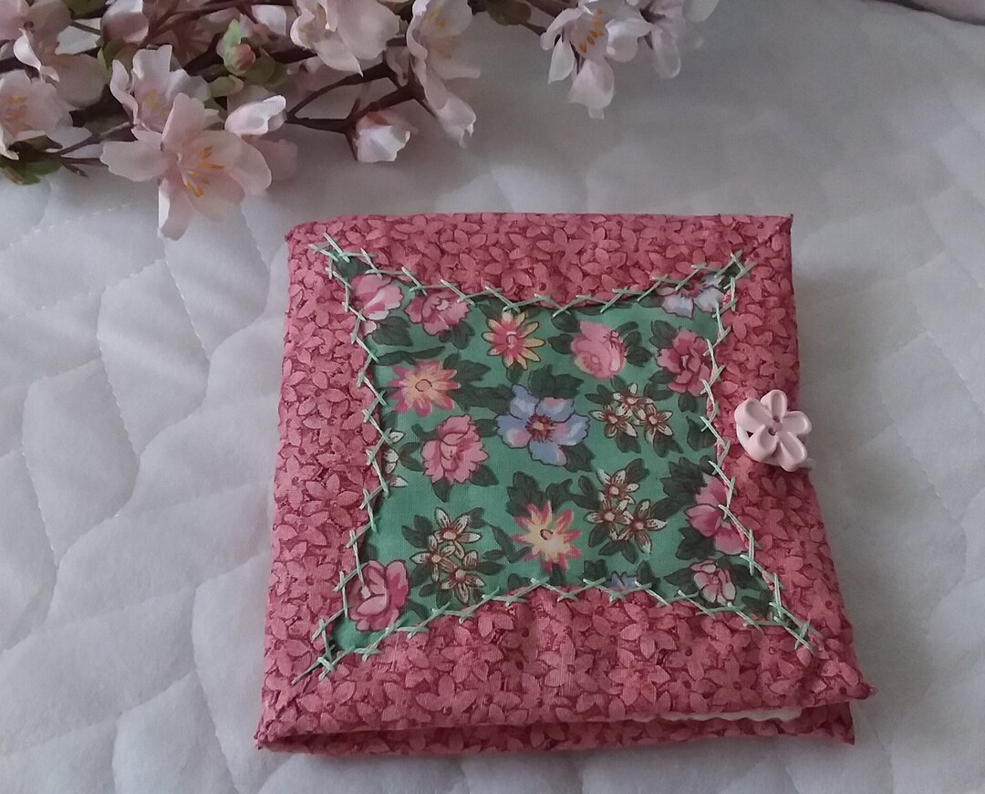 Needle Book Patchwork Origami 'spring Flower Window'/ American Cotton ...