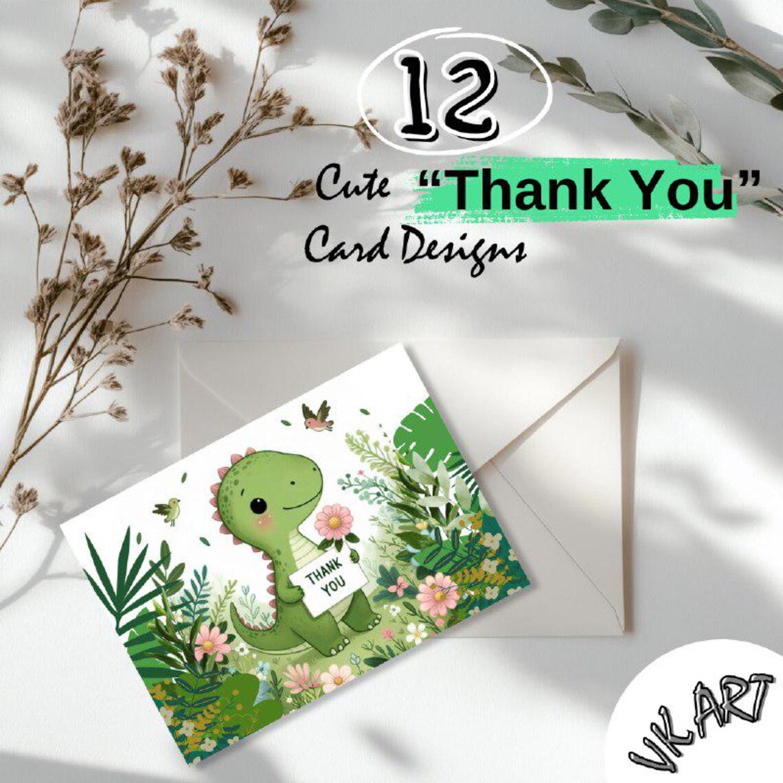 Printable Thank You Card / Instant PDF Download / Card Template - Etsy