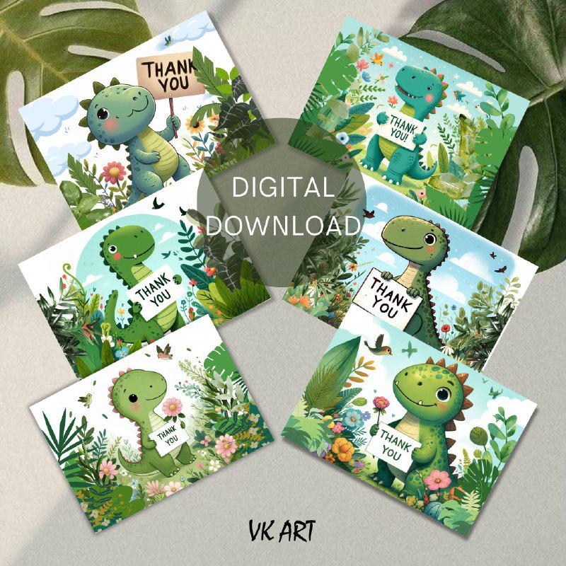 Printable Thank You Card / Instant PDF Download / Card Template - Etsy