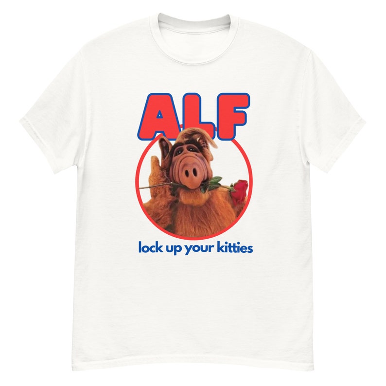 ALF Tv Show T Shirt Retro Tv 80s Tv Shows Shirt for Men Classic Sitcoms ...