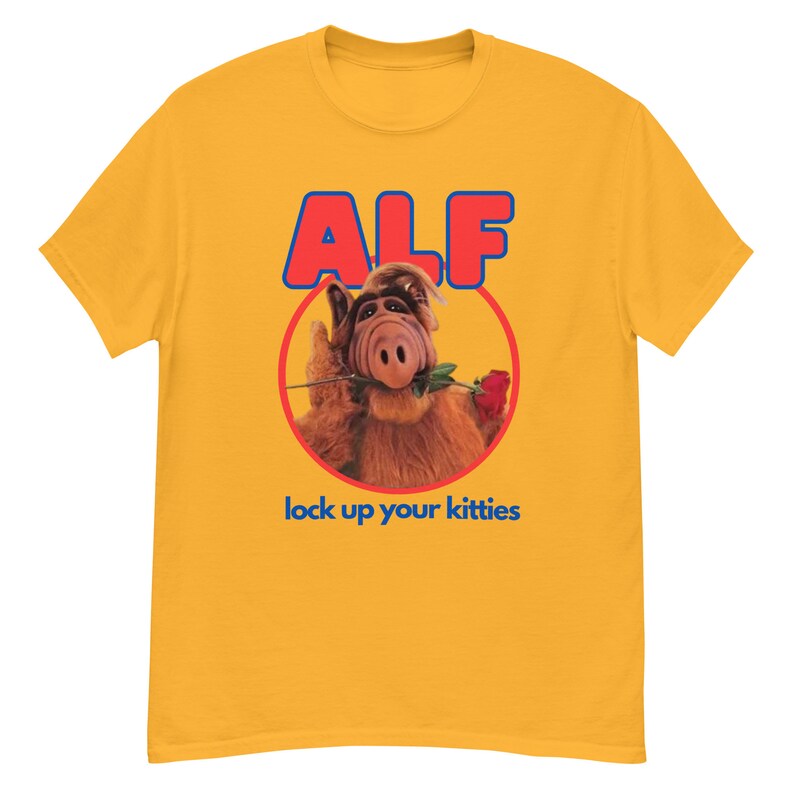 ALF Tv Show T Shirt Retro Tv 80s Tv Shows Shirt for Men Classic Sitcoms ...