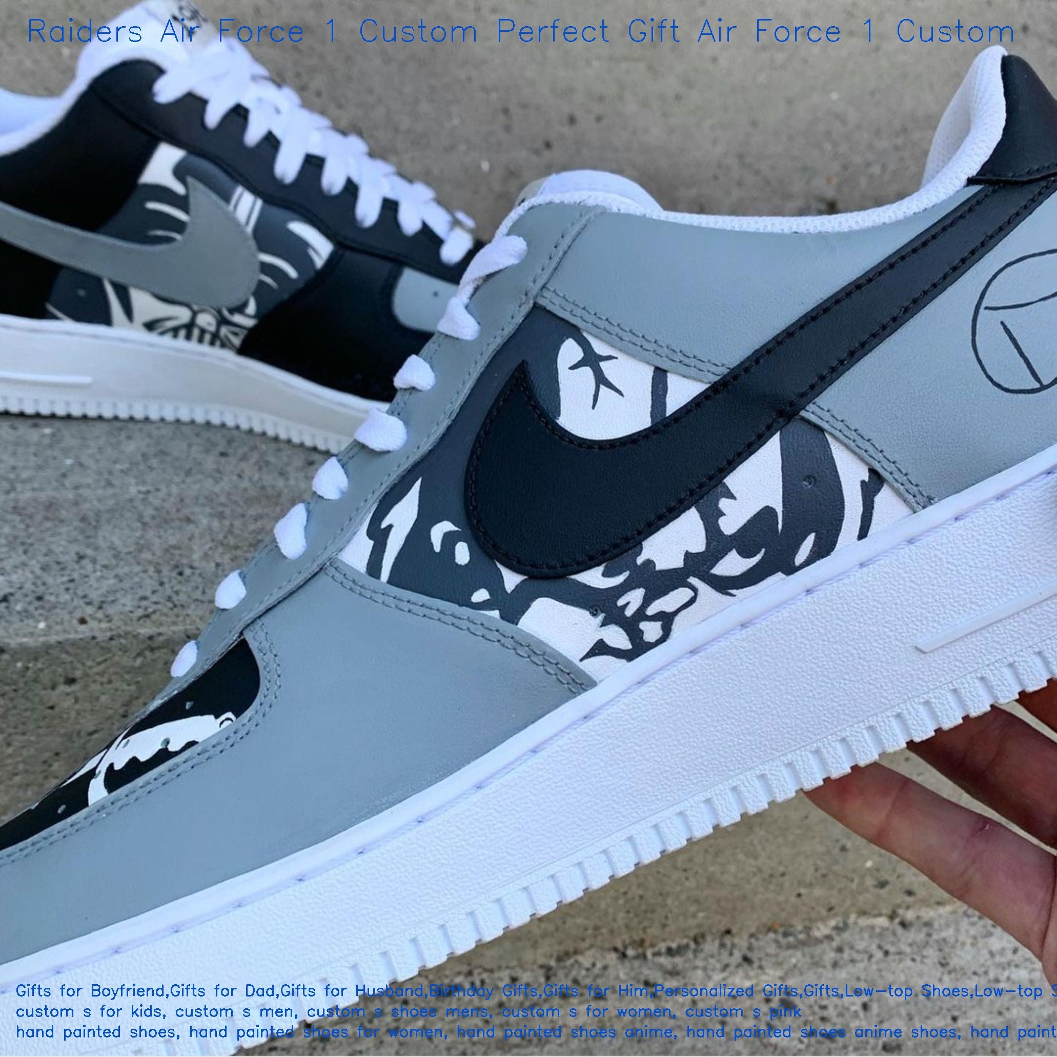 Raiders Air Force 1 Custom Perfect Gift Air Force 1 Custombuy Now ...