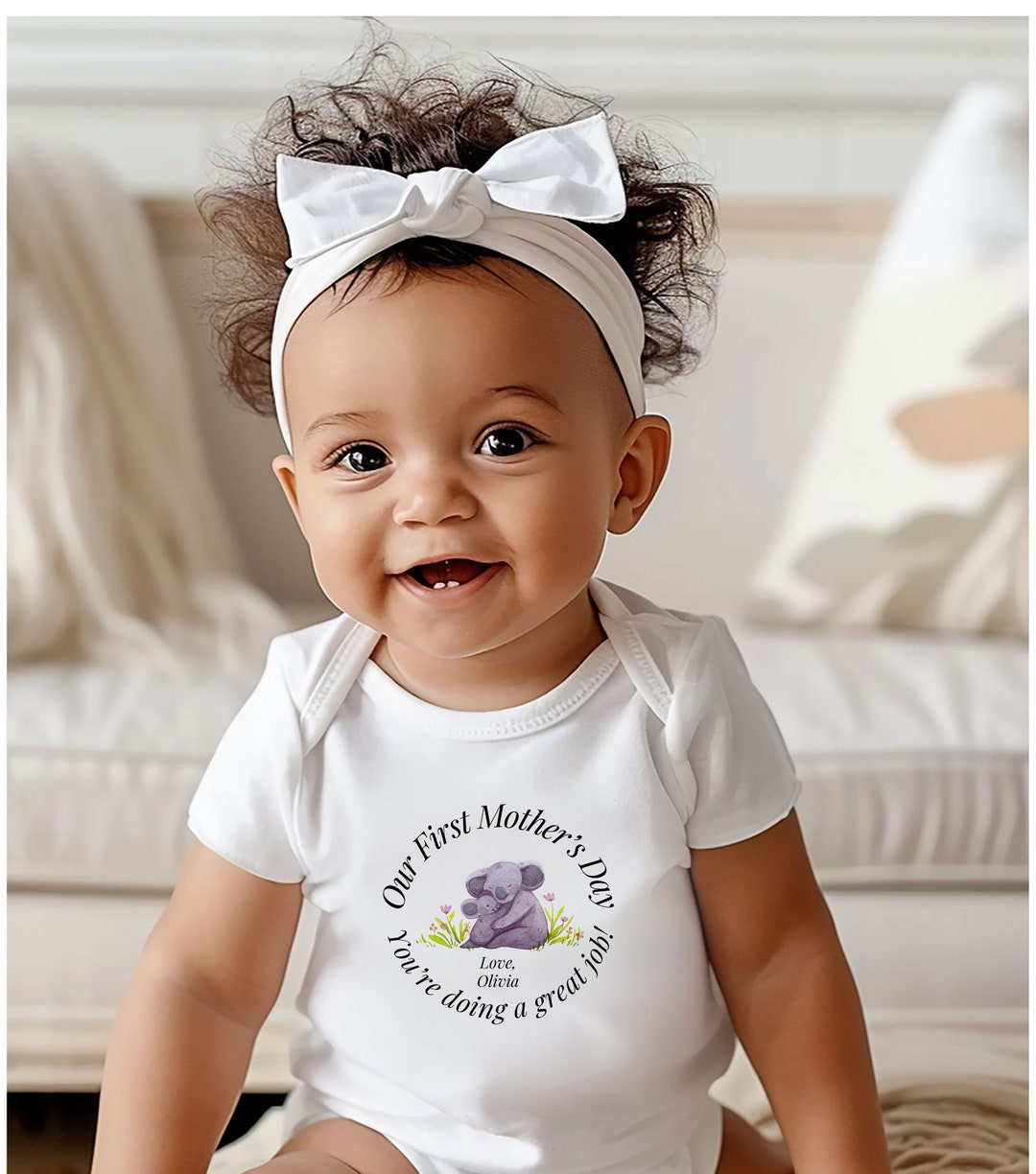 Personalized Mothers Day, Great Job, Baby Onesies, Newborn One Piece ...