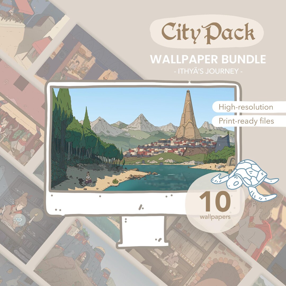 Digital Wallpaper Bundle - City Pack 2 - Etsy