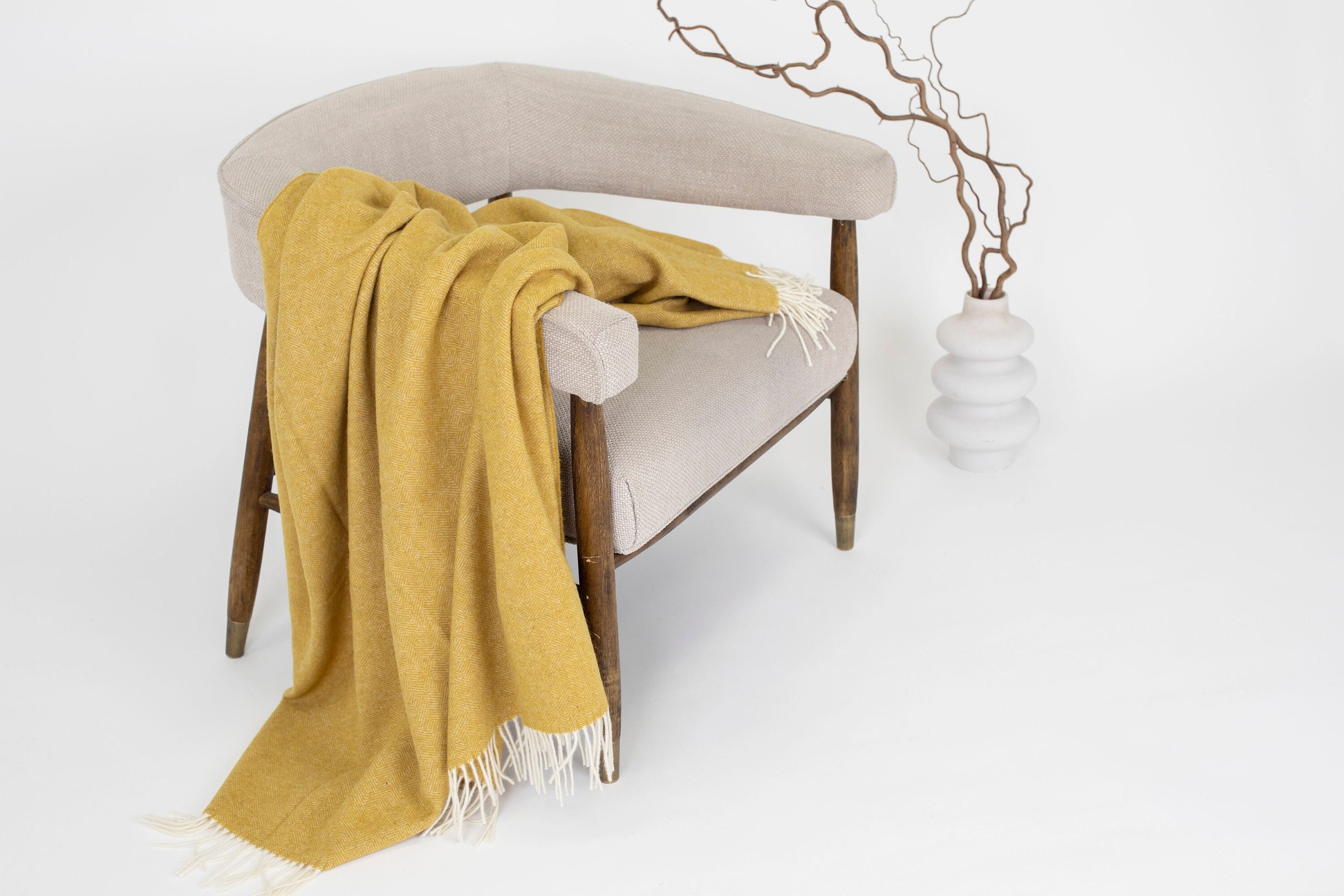 Merino Wool Blanket, Merino Throw, Soft Wool Blanket, Cozy Interior ...