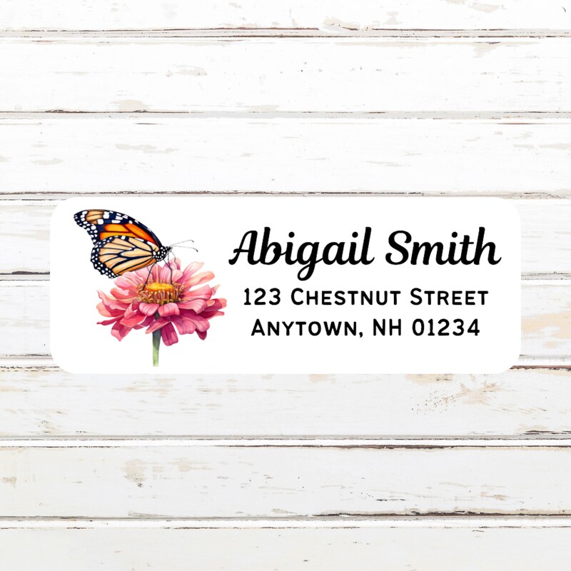 Butterfly Label - Etsy