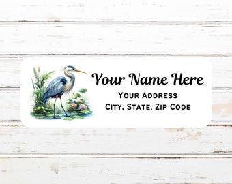 Cute Little Bird Singing Personalized Return Address Labels, Watercolor ...