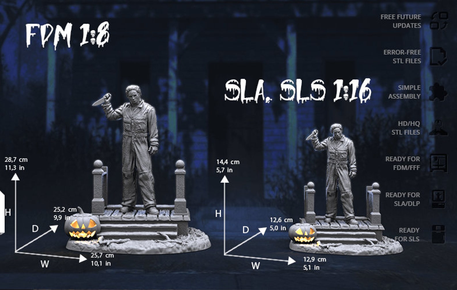 Michael Myers STL Michael Myers 3D Model Michael Myers 3D - Etsy Michael Myers STL Michael Myers 3D Model Michael Myers 3D - Etsy