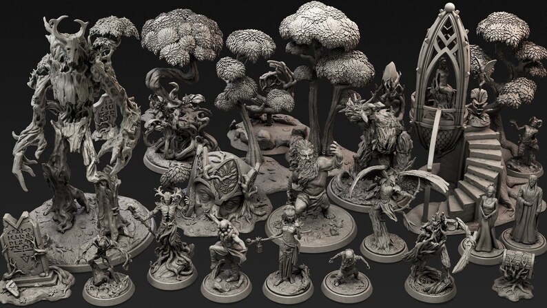 The Oasis STL Pack, Tabletop STL Pack, Miniature STL Pack, Dnd ...