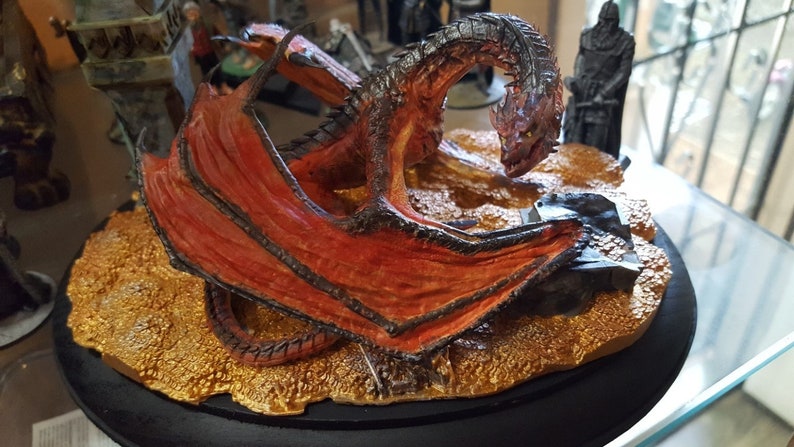 Lord of the Rings STL Smaug STL Smaug 3D Model Smaug 3D - Etsy