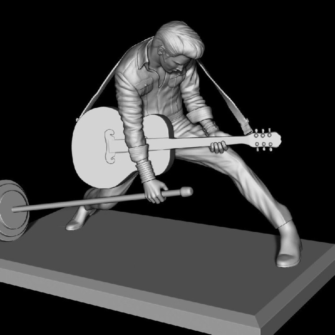 Elvis Presley STL, Elvis Presley 3D Model, Elvis Presley 3D Print Files ...