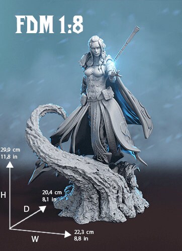 World of Warcraft STL Jaina STL Jaina 3D Model Jaina 3D - Etsy