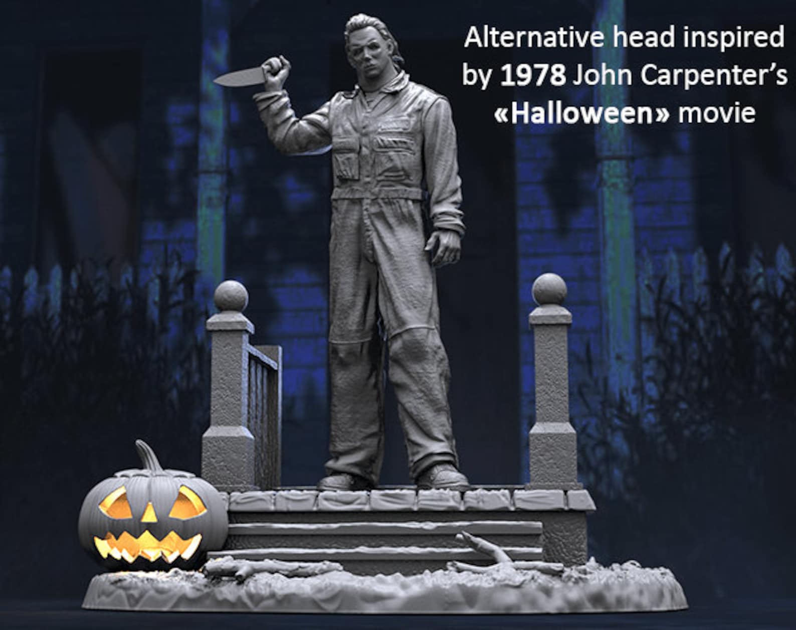 Michael Myers STL Michael Myers 3D Model Michael Myers 3D - Etsy Michael Myers STL Michael Myers 3D Model Michael Myers 3D - Etsy