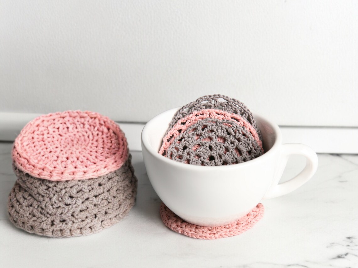 Crochet Coaster Tutorial PDF, Easy-to-follow Digital Guide, Learn to ...
