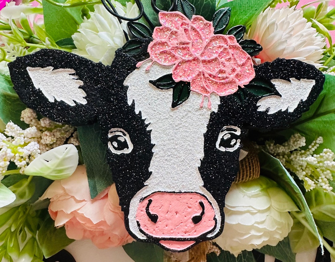 Cow Freshie | Dairy Cow Freshie | Cow | Flower Cow | Freshy | Freshie ...