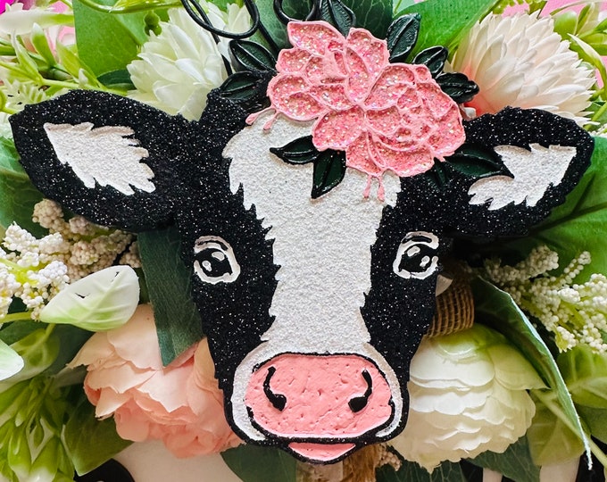 Cow Freshie | Dairy Cow Freshie | Cow | Flower Cow | Freshy | Freshie ...