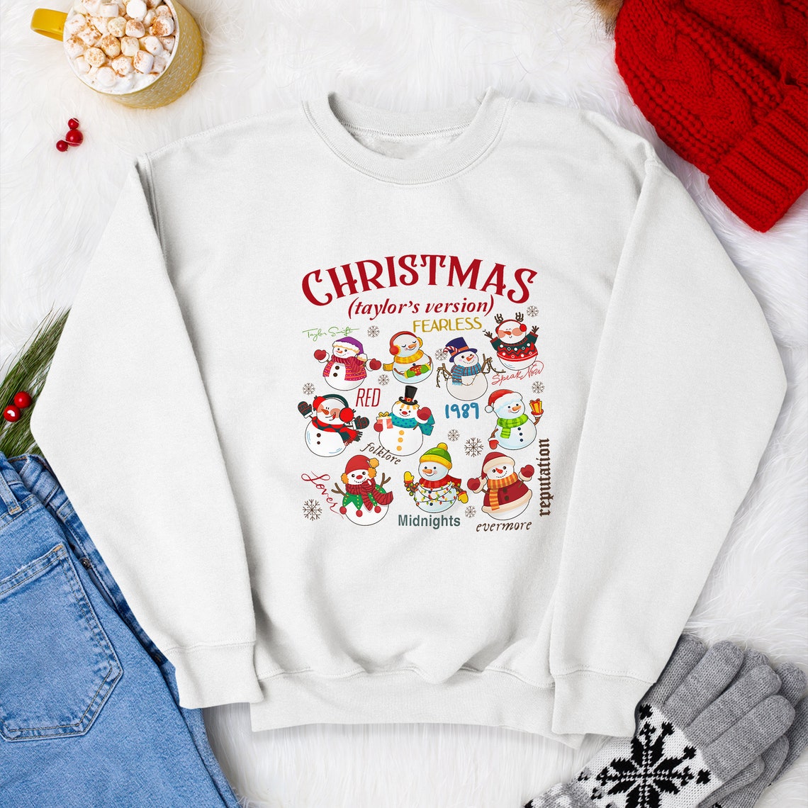 Merry Swiftmas Png, the Eras Tour Christmas Png, Swift Xmas, Gift for ...