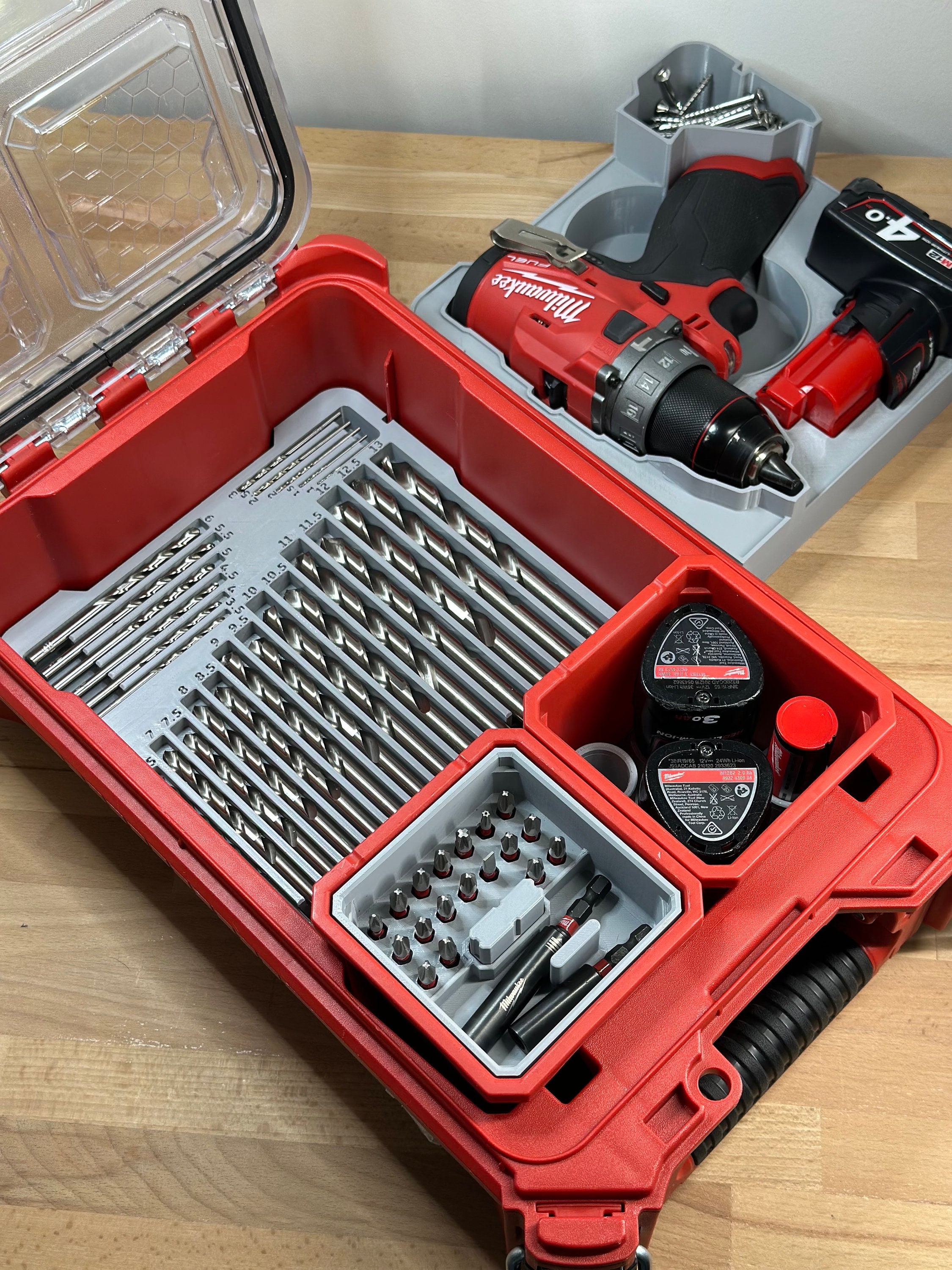 Packout M12 Hammer Drill (gen 2) Combo Organiser Custom Insert - Etsy