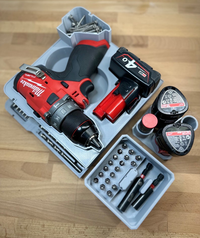 Packout M12 Hammer Drill (gen 2) Combo Organiser Custom Insert - Etsy