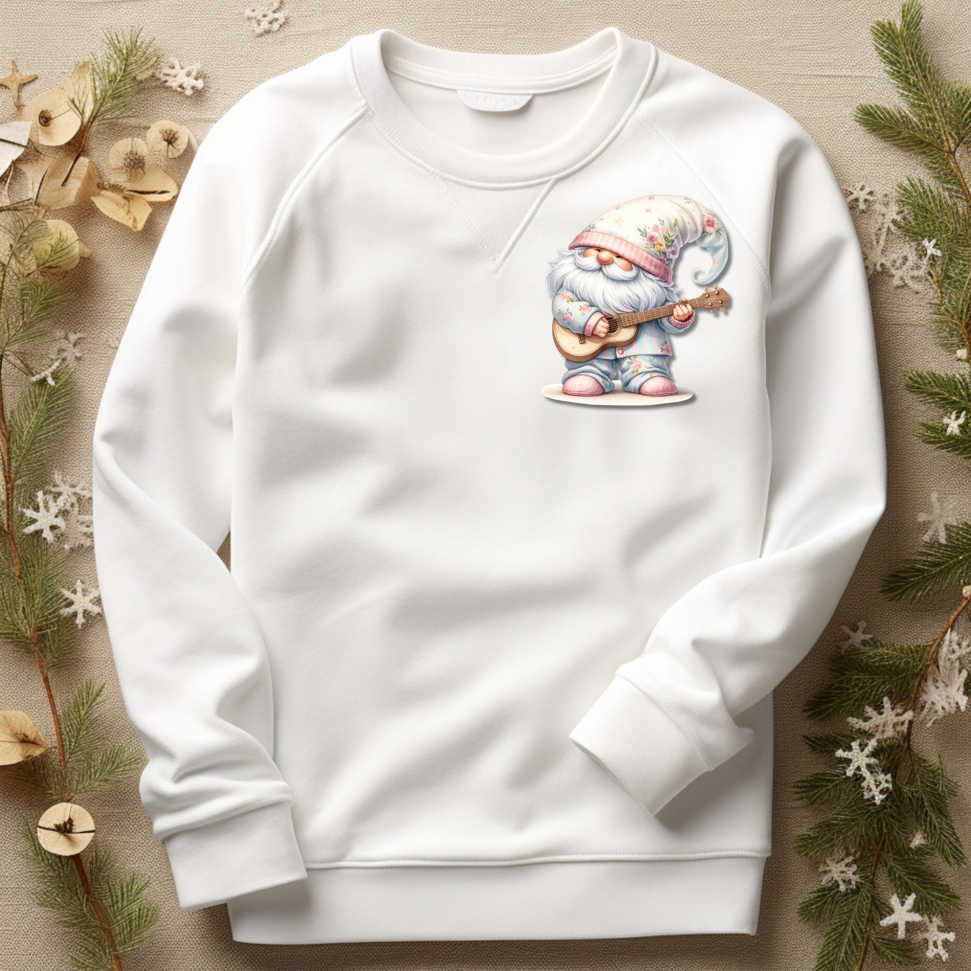 25 Watercolor Gnome Clipart in Pastel Pajamas High-quality PNG ...