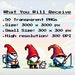 Pixel Art Gnomes Clipart Bundle - 50 Pngs Transparent Background for ...