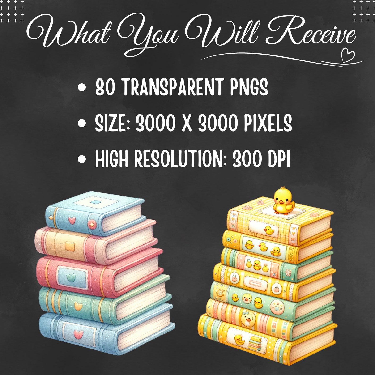 80 Watercolor Stack of Books Clipart Education Clipart, Watercolor ...