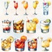 70 Watercolor Drink Clipart Bundle 50 Cocktail Clipart 20 Smoothie ...