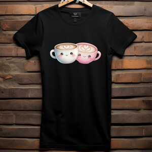 42 Watercolor Kawaii Coffee Cup Clipart Bundle, Pastel Cute Coffee Cup ...