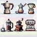 8-bit Coffee Pixel Art Collection - 30 Pngs Transparent Background for ...