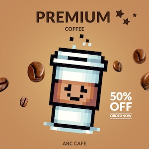 8-bit Coffee Pixel Art Collection - 30 Pngs Transparent Background for ...