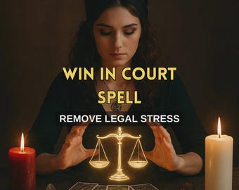 Legal & Justice Spell, Powerful Court and Victory Ritual, Win in Court ...