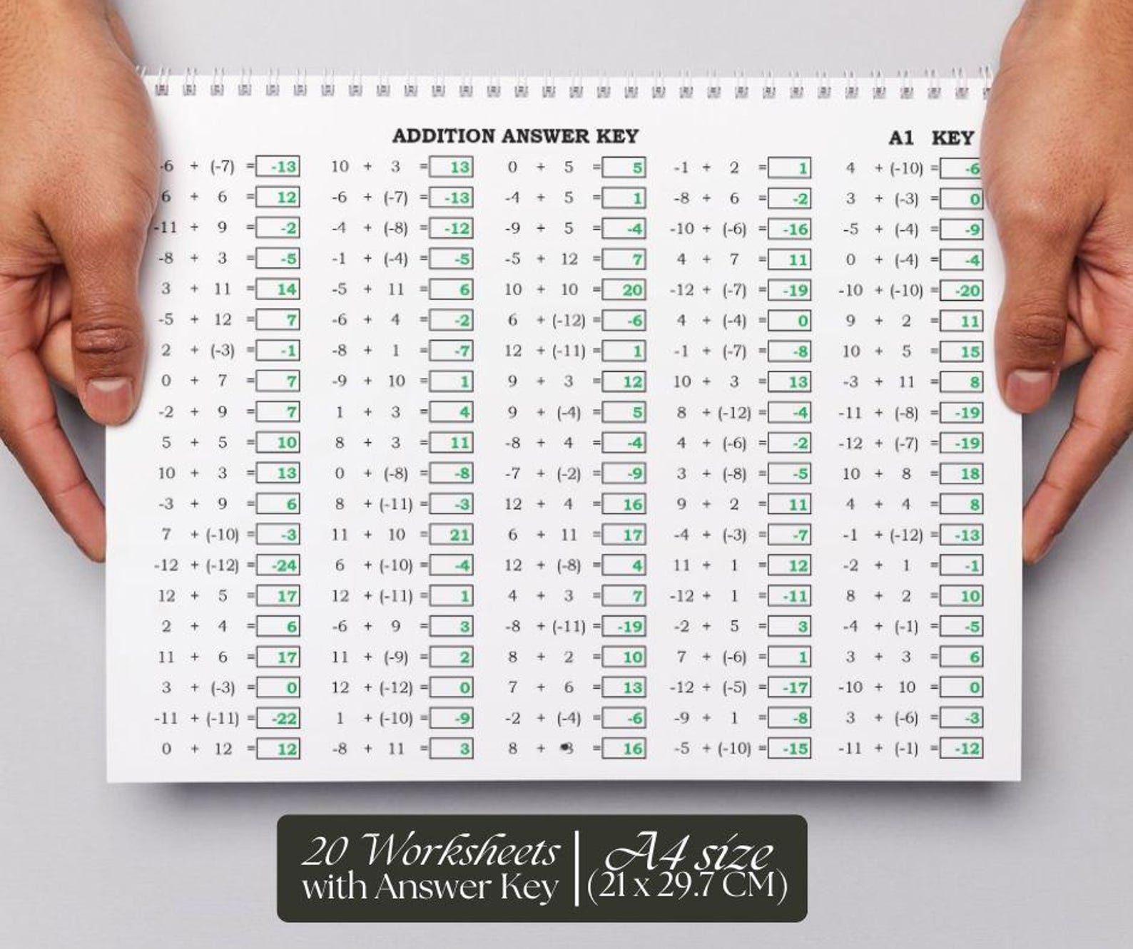 Integers Addition, Math Practice Sheets, Integers Worksheet, Teaching ...