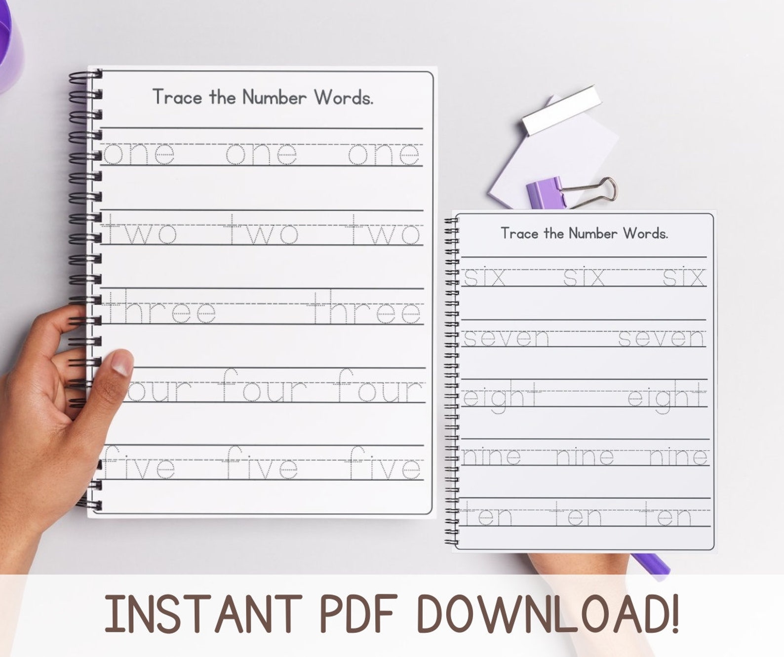 Math Activities for Preschoolers, Number Tracing Worksheets, Numbers 1 ...