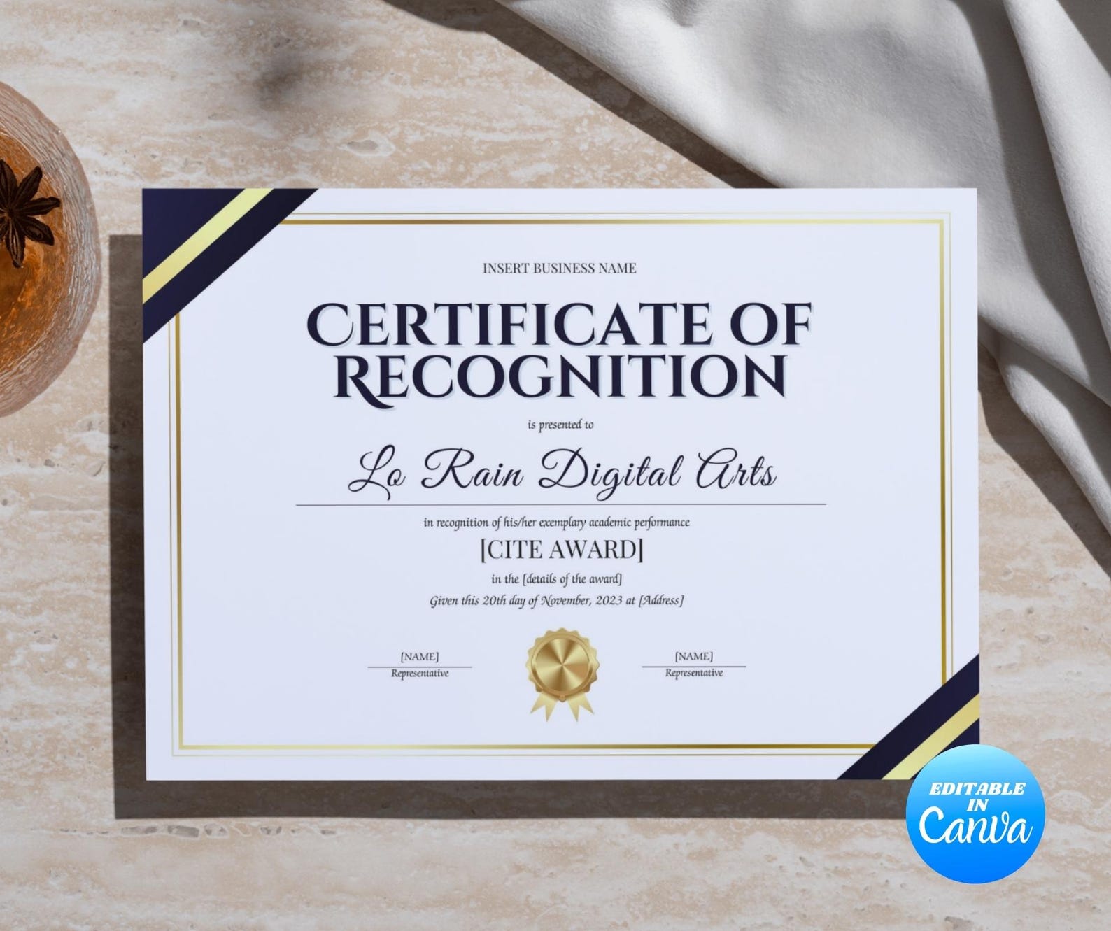 Graduation Certificate, Award Certificate, Certificate of Achievement ...