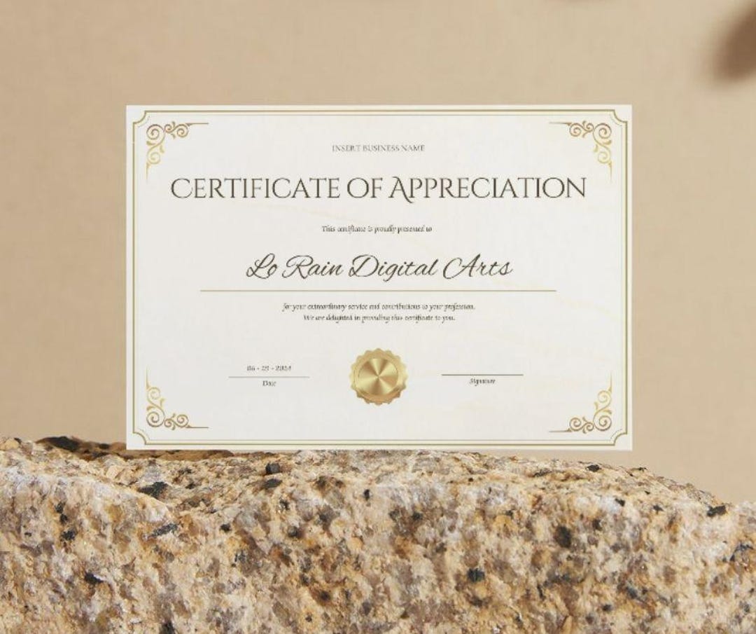 Certificate of Appreciation, Certificate of Recognition, Employee Recognition, Recognition Award ...