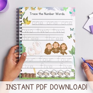 Number Tracing, Count 1-10, Learn to Count, Math Activities for ...